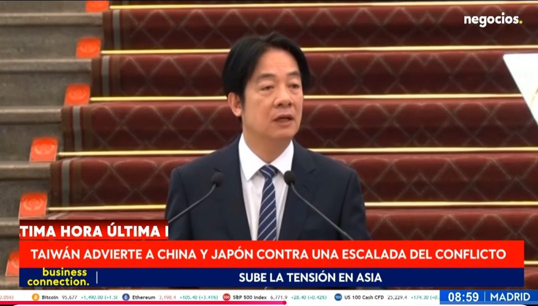 ÚLTIMA HORA | Taiwán avisa a China y Japón: la escalada militar enciende...
